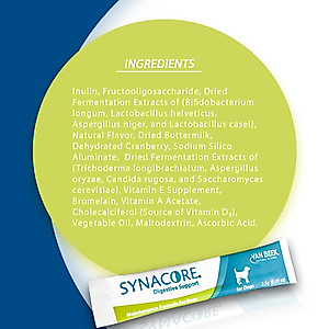 Van Beek Natural Science Synacore Canine - All Natural Formula to Provide Immune Support for Dogs & Help Maintain Digestive Health - Probiotics and Vitamins for Dogs - Pet Products - (30 Count)