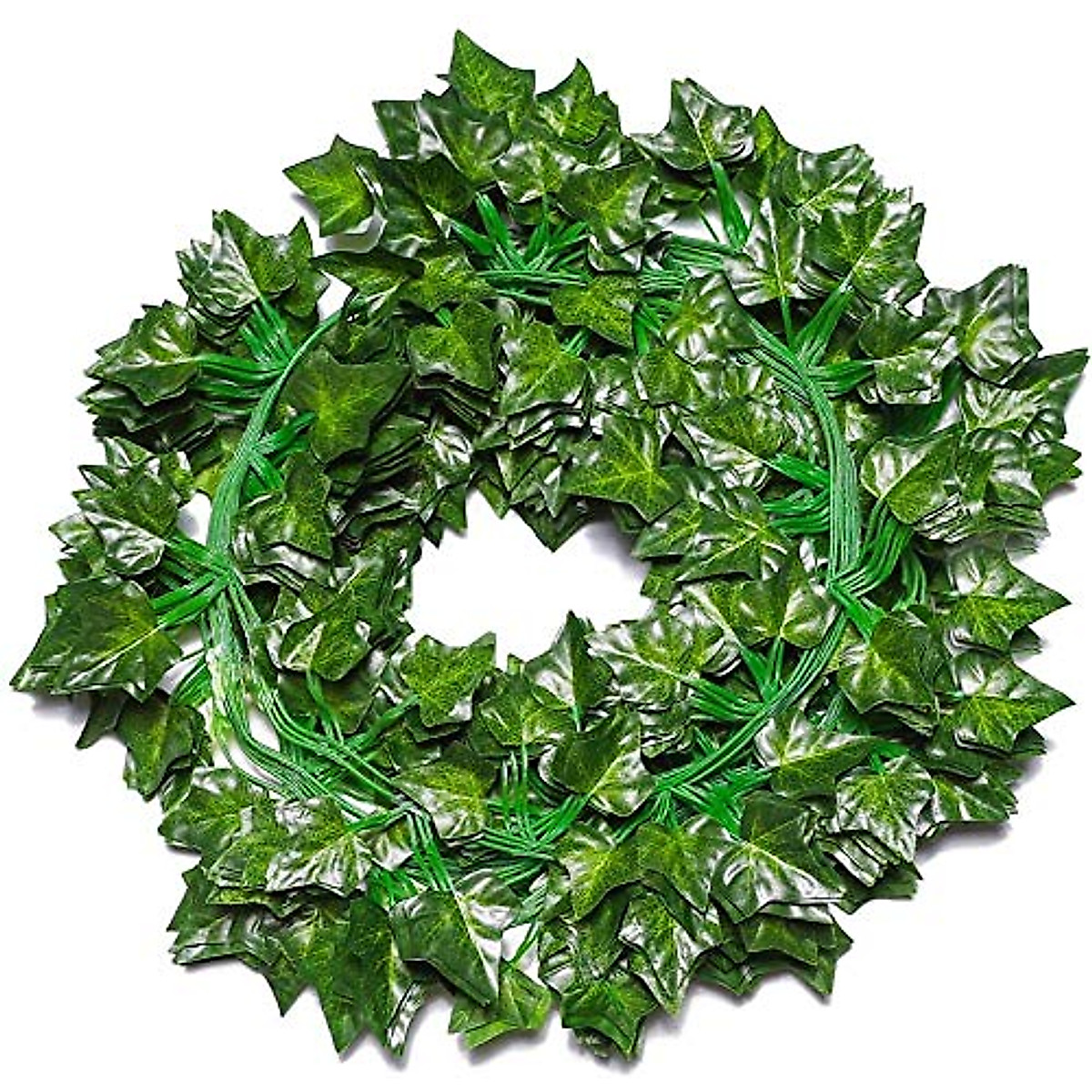 SO CAL PRO Fake Ivy Leaves Artificial Ivy Greenery Vines for Room Decor Leaves Room Decor Fake Leaves Ivy Eucalyptus Garland Faux Vines Wedding Decor (36 Strands of Ivy)