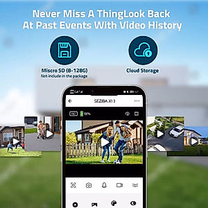 Battery Security Cameras Wireless Outdoor,1080P HD Night Vision for Home Security System 5200mAh Rechargeable WiFi Video Surveillance Camera with PIR Motion Sensor,IP65,Two-Way Audio, Cloud/SD Storage