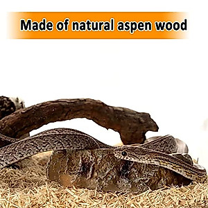 BNOSDM Natural Reptile Terrarium Bedding Small Pet Select Premium Natural Aspen Bedding for Snakes Chickens Tortoise Rabbits Hedgehogs Guinea Pig and Other Small Animals