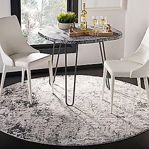 SAFAVIEH Vogue Collection Runner Rug - 2' x 8', Beige & Charcoal, Modern Abstract Design, Non-Shedding & Easy Care, Ideal for High Traffic Areas in Living Room, Bedroom (VGE144A)
