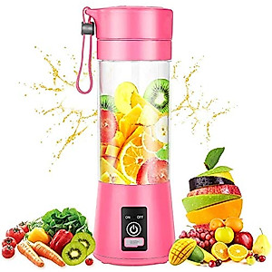 Mimill Personal Blender, Portable Blenders Smoothie Mixer USB Rechargeable Juicer Cup with 6 Updated Blades