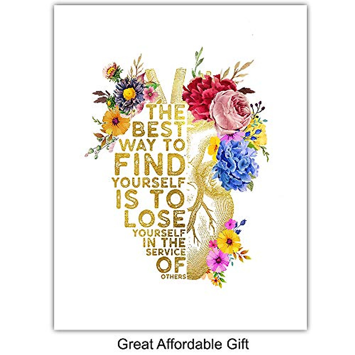 Nurse Appreciation Wall Art Poster Set - Gift for Registered Nurse Practitioner, RN, LPN, RNA, Nursing Student Graduation - Home, Hospital, Clinic or Medical Office Decor, Decoration - 8x10 Unframed