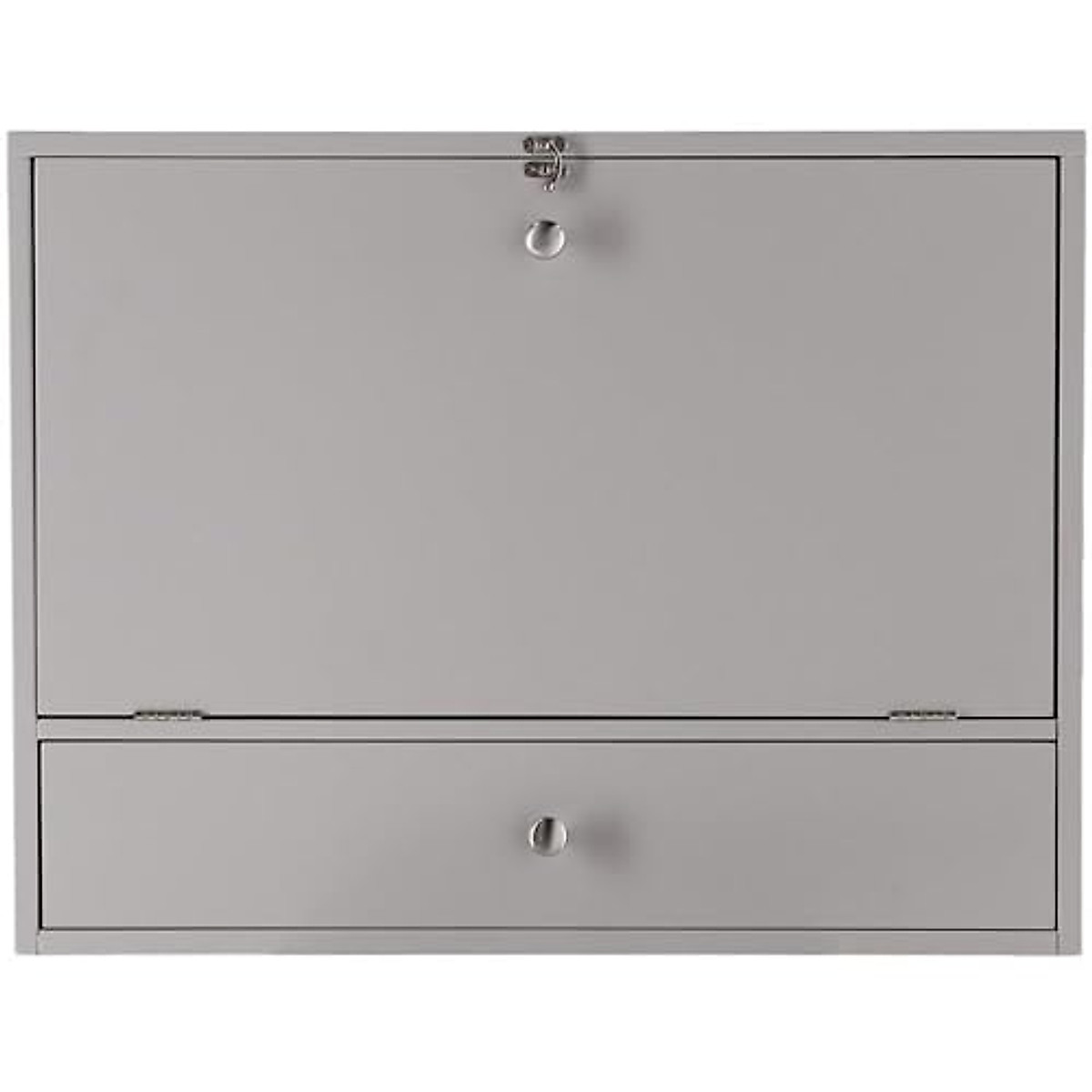 SEI Furniture Benwick Wall Mount Laptop Desk, Gray