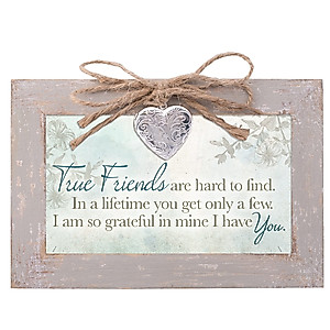 Cottage Garden True Friends Hard to Find Petite Locket Distressed Natural Music Box Plays Wonderful World