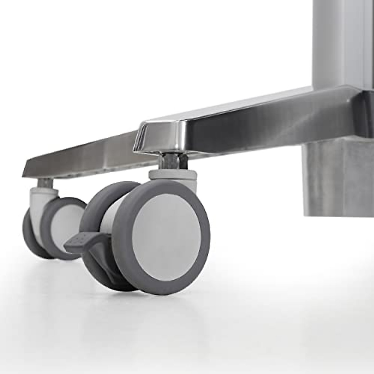 Ergotron – Mobile Standing Desk, Rolling Laptop Sit Stand Desk – Short, Maple