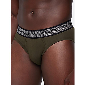 Savage X, Men's Going Platinum Briefs, Deep Forest Green, XL