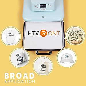 HTVRONT Auto Heat Press Machine - 15"x15" Smart Heat Press Machine for T-Shirts - Heat Up Fast & Distribute Heat Evenly, Intelligent Tshirt Press Machine for HTV, Sublimation, Heat Transfer Projects