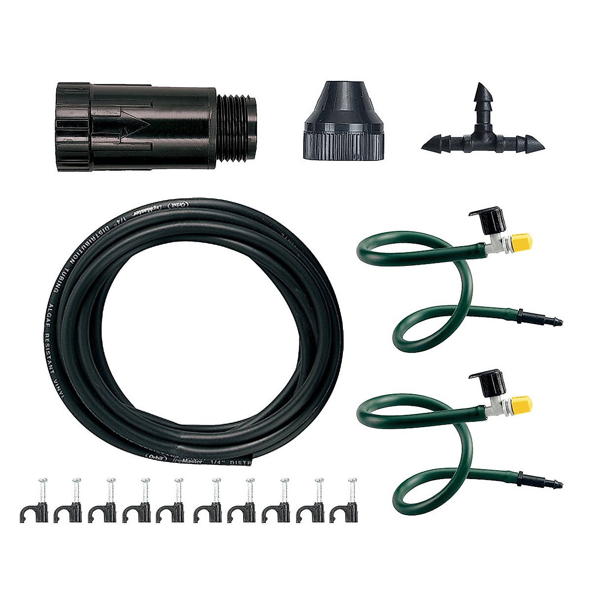 Orbit 56311 Hanging Basket Drip Irrigation Drip Watering Kit with Flex Misters,Black