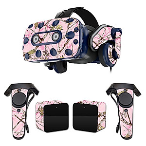 MightySkins Skin Compatible with HTC Vive Pro VR Headset - Conceal Pink | Protective, Durable, and Unique Vinyl Decal wrap Cover | Easy to Apply, Remove, and Change Styles | Made in The USA