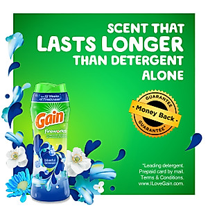 Gain Fireworks In-Wash Scent Booster Beads, Blissful Breeze, 24 oz