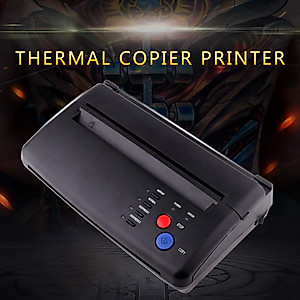 Tattoo Transfer Stencil Printer Machine with 10 Thermal Tattoo Kit Copier Printer Tattoo Transfer Stencil Paper Tattoo Stencil Printer Machine for Tattoos Supply