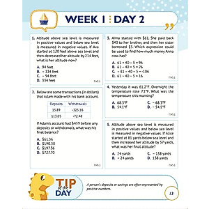 7th Grade Common Core Math: Daily Practice Workbook - Part I: Multiple Choice | 1000+ Practice Questions and Video Explanations | Argo Brothers (Next Generation Learning Standards Aligned (NGSS))