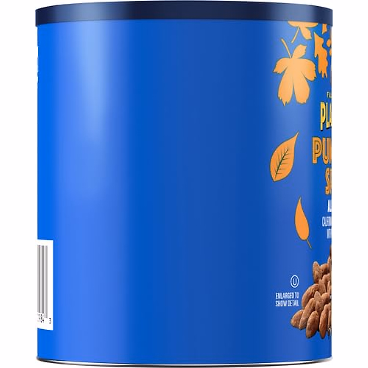 PLANTERS Fall Edition Pumpkin Spice Almonds, Pumpkin Spice Snacks, Cooking & Baking Nuts & Seeds, Flavored Almonds, Seasonal Nuts, Fall Party Snacks, Plant-Based Protein, 15.25 oz Canister