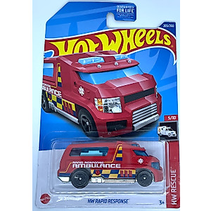 Hot Wheels 2022 - HW Rapid Response - HW Rescue 5/10 [red] 205/250