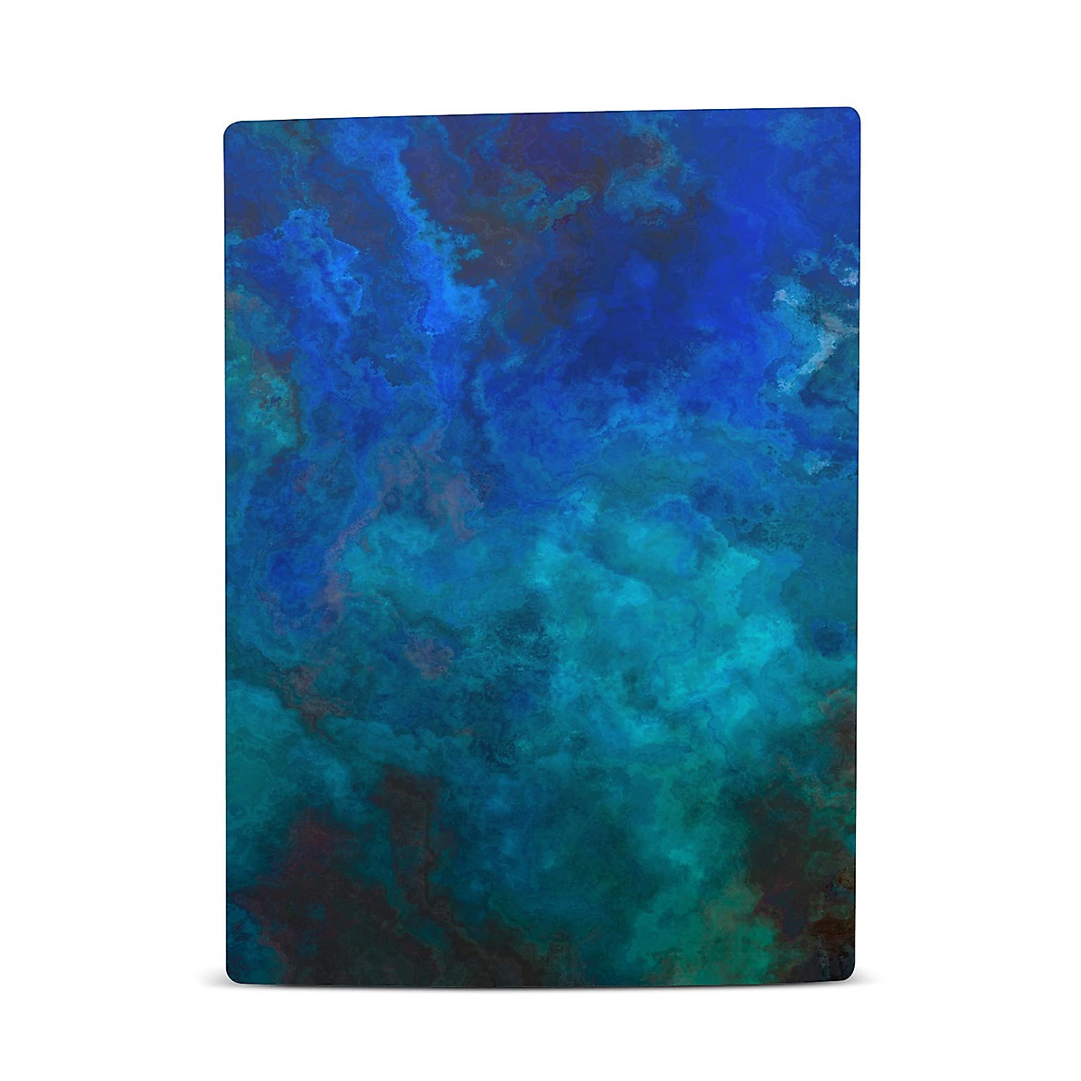 Head Case Designs Officially Licensed LebensArt Blue Malachite Art Mix Vinyl Faceplate Sticker Gaming Skin Decal Cover Compatible With Sony PlayStation 5 PS5 Digital Edition Console