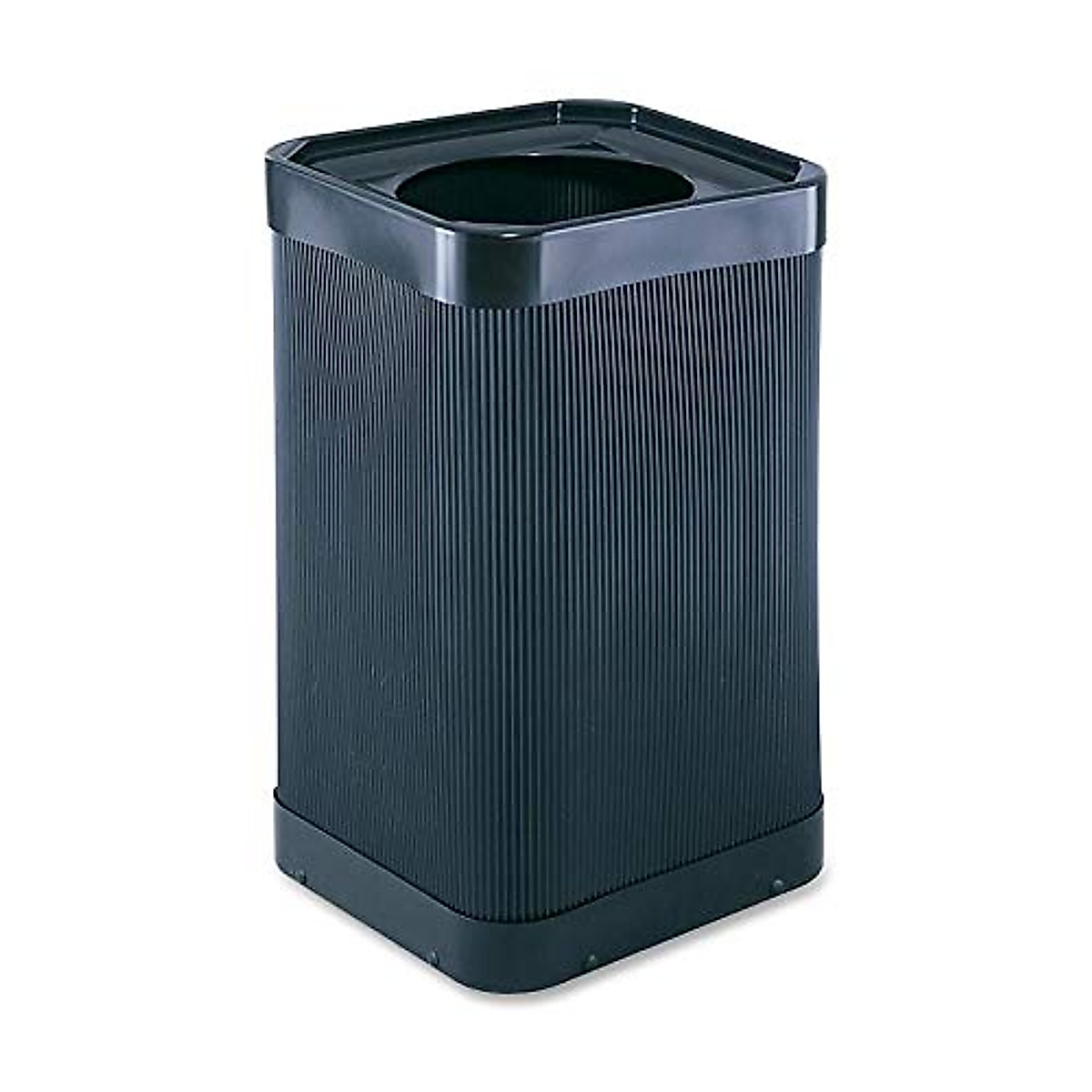 Safco Products At-Your-Disposal Trash Can 9790BL, Black, Impact and Water Resistant, 38 Gallon
