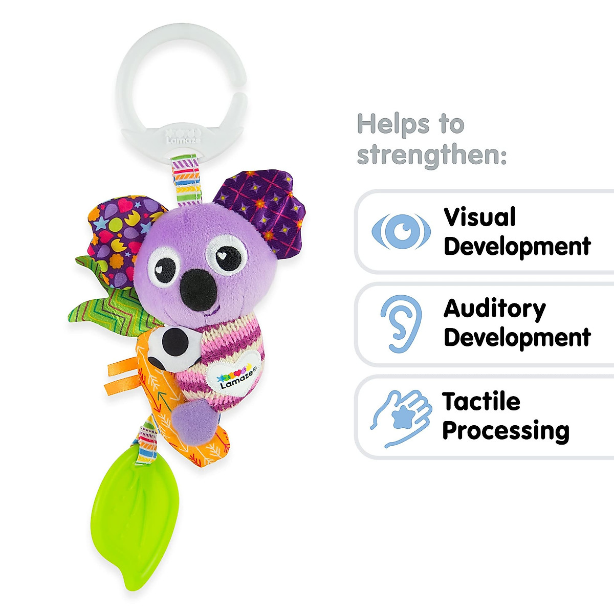 Lamaze Walla Koala, Clip On Toy, Multi