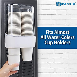 NYHI 8 oz Paper Cups - 300-Pack, Paper Cups for Water Dispenser, Coolers, Coffee, Teas, Party, Hot/Cold Beverage Disposable Drinking Paper Coffee Cups Suitable for Home, Office, and Coffee Rooms