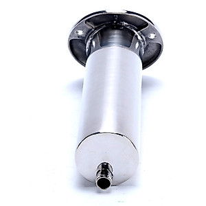 Amarine Made 4-Pack Heavy 316 Duty Stainless Steel Rod Holders with Drain, Flush Mount Fishing Rod Pole Holders, 30 Degree, 15degree, 90 Degree (15 Degree)