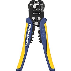 haisstronica Wire Stripper Tool,AWG 24-10 Automatic Wire Stripper and Crimping Tool, Universal Wire Crimper Tool