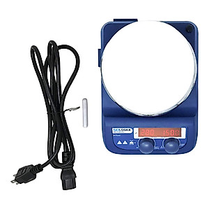 Scilogex Magnetic Hotplate Stirrer, MS-H280-PRO, 5 in. LED Mixer, Lab Hot Plate, up to 280C and 1600RPM, with Individual Heating and Stirring Controls