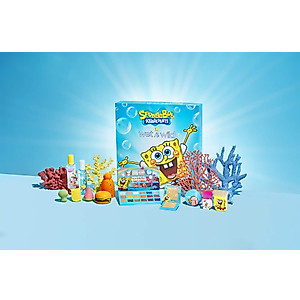 wet n wild SpongeBob Squarepants Makeup Collection PR Box - Makeup Set with Versatile Brushes, Unique Sponges,Vibrant Buildable & Blendable Palettes, Cruelty-Free & Vegan