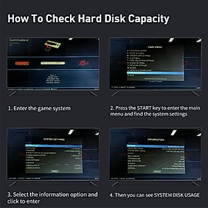 2TB Game Drive, USB 3.0, Built-in 120000+ Games, External Hard Drive Compatible with Mac OS/Linux/Windows XP/7/8/10/11, Portable HDD