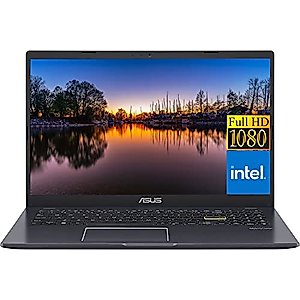 ASUS 2023 Newest Vivobook Thin & Light Laptop, 15.6” FHD Display, Intel Dual core N4020 Processor, 4GB RAM, 64GB Storage, Windows 11 Home in S Mode, Wi-Fi 6, Bluetooth