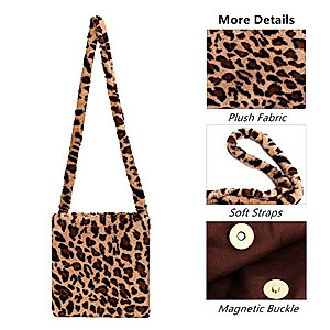 Ovida Cute Fuzzy Purse Y2K Fluffy Shoulder Bag Plush Furry Tote Bag Aesthetic Fairy Grunge Purse Y2K Accessories