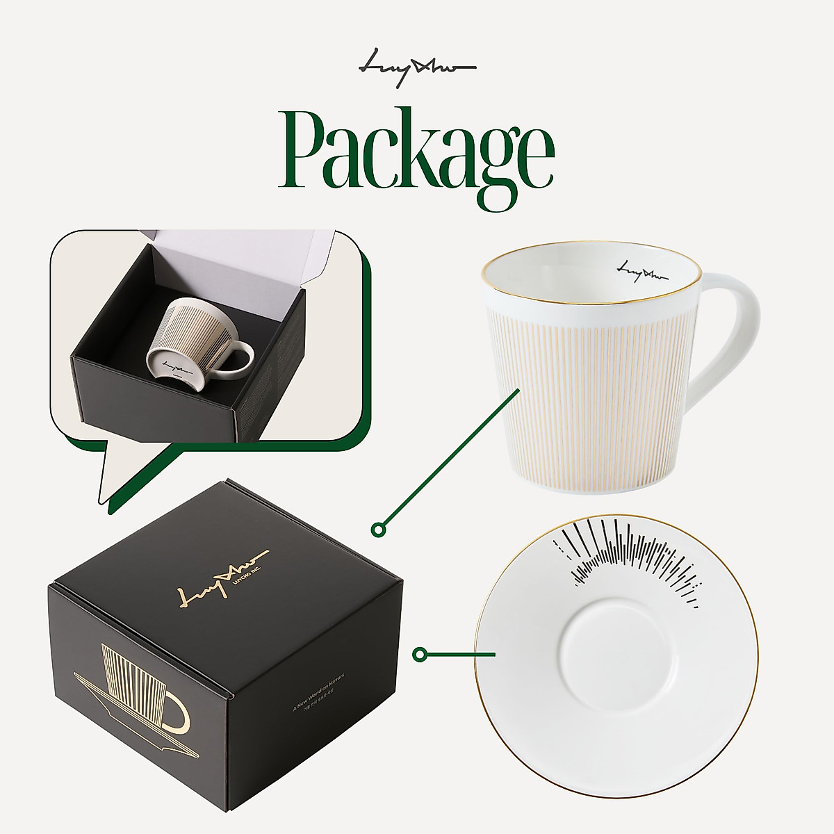 Luycho Mirror Cup Locomotion The Running Horse_11oz