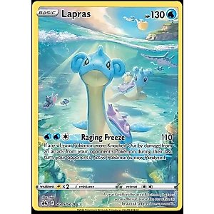 Pokemon - Lapras GG05/GG70 - Crown Zenith - Galarian Gallery - Holo Rare Card
