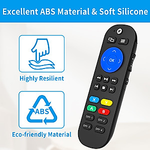 tiebutie Pre-programmed Media Remote Control Compatible with Xbox One, Xbox One S, Xbox One X - All in One Universal Control for Xbox Remote, LG & Vizio TV Remote with 7 Learning Programmed Keys