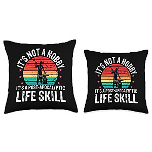 Forging Forge Blacksmith Blacksmithing Apparel Co. It's Not A Hobby Funny Forge Anvil Blacksmith Dad Throw Pillow, 16x16, Multicolor