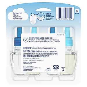 Febreze Plug in Air Fresheners, Heavy Duty Crisp Clean, Odor Fighter for Strong Odors, Scented Oil Refill (2 Count)