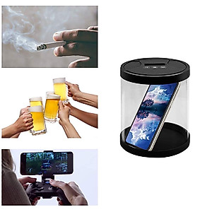 JRing Time Locking Box Timed Lock Storage Container Pantry Self-control Timer Locker for Phone Snacks Food Medicines Credit Card Alcohol Gaming Machine or Other Addictive(Black)