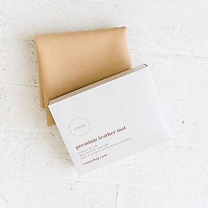 Vegan Leather Splat Mat for Under High Chair/Arts/Crafts, 38” X 38” Wipeable Spill Mat, Water Resistant Floor Mat, Portable Play Mat - Premium Quality