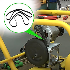 D55146 D55167 D55168 Drive Belt A12210 N011005 Air Compressor Drive Belt Compatible for Dewalt Porter Cable Craftsman Devilbiss - 3 Pack