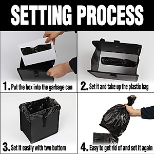 KMMOTORS Plastic bags for Car Trash Can, car garbage bags, car trash bags, trash bags for automotive (Jopps Medium & Aladdin Small)