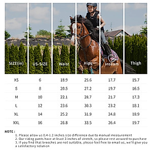 beroy Horseback Riding-Pants Girls Equestrian-Breeches - Kids Schooling Horse Tights Full Seat Silicone Pockets(Khaki,S)