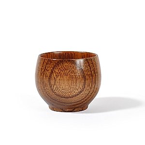 Tea Cup Portable Creative Drinking Cup Bar Drinkware Water Mug Wooden Handmade Coffee Cup