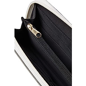 Tommy Hilfiger Liv II Zip Around Wallet Square Monogram Jacquard Black/White One Size