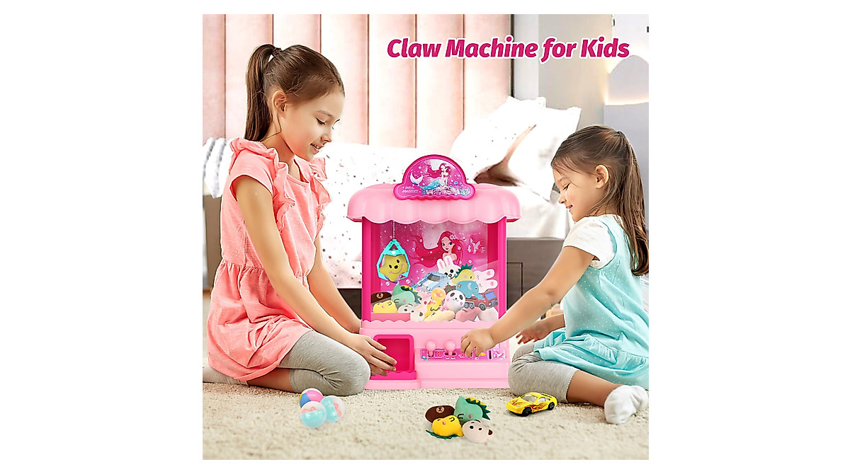 UNIH Claw Machine for Kids, Mini Vending Machines Candy Prize Dispenser ...