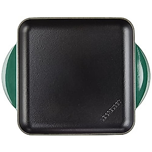 Le Creuset Enamaled Cast Iron Square Griddle, 9.5", Artichaut