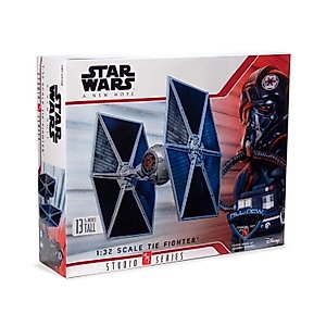 Skill 2 Model Kit Tie Fighter Episode IV – A New Hope (1977) Movie 1/32 Scale Model by AMT AMT1341