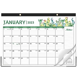2023-2024 Desk Calendar - Jan 2023 - Jun 2024, 18 Months Large Monthly Desk Calendar, 17" x 12", Desk Pad, Large Ruled Blocks, to-do List & Notes, Best Desk/Wall Calendar for Planning or Organizing