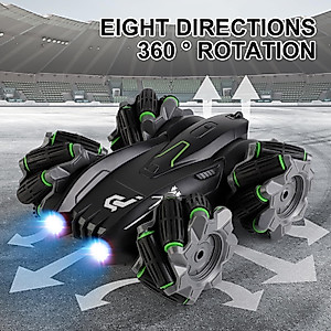 Remote Control Car - Rc Car, Toys for Kids Age 6-12 - Best Birthday Gifts, 2.4Ghz RC Cars, 4WD Transform Off Road for Rotating Rechargeable Rc Remote Cars, for Adults, Boys, Girls
