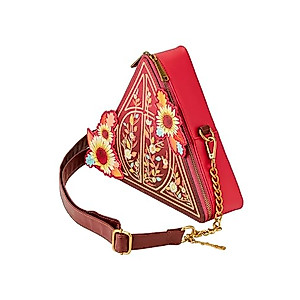 Harry Potter Deathly Hallows Fall Leaves Crossbody Bag