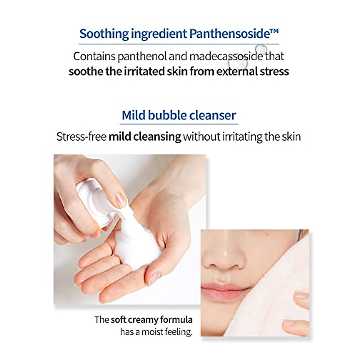 ETUDE SoonJung pH 6.5 Whip Cleanser 5.1 fl. oz. (150ml) 21AD | Soft Bubble Hydrating Vegan Facial Cleanser for Sensitive Skin | Fragrance-Free Low-pH Korean Cleansing Wash | K-Beauty | Vegan