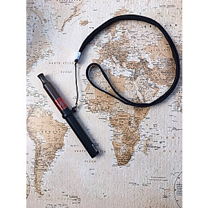 GOBUDi Lanyard Necklace Leash Compatible with VUSE Vibe and VUSE Alto (Black)